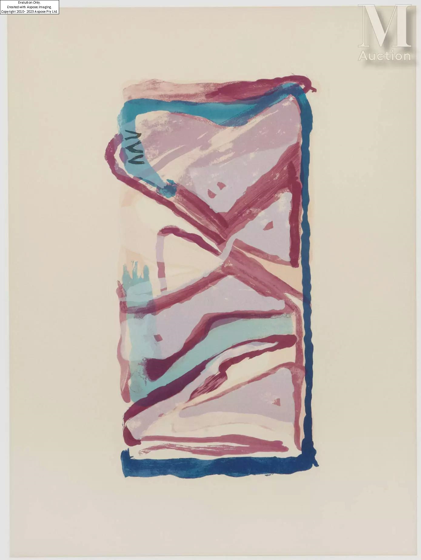 Bram Van Velde | VELDE Bram van (1895-1981 (1975) | MutualArt