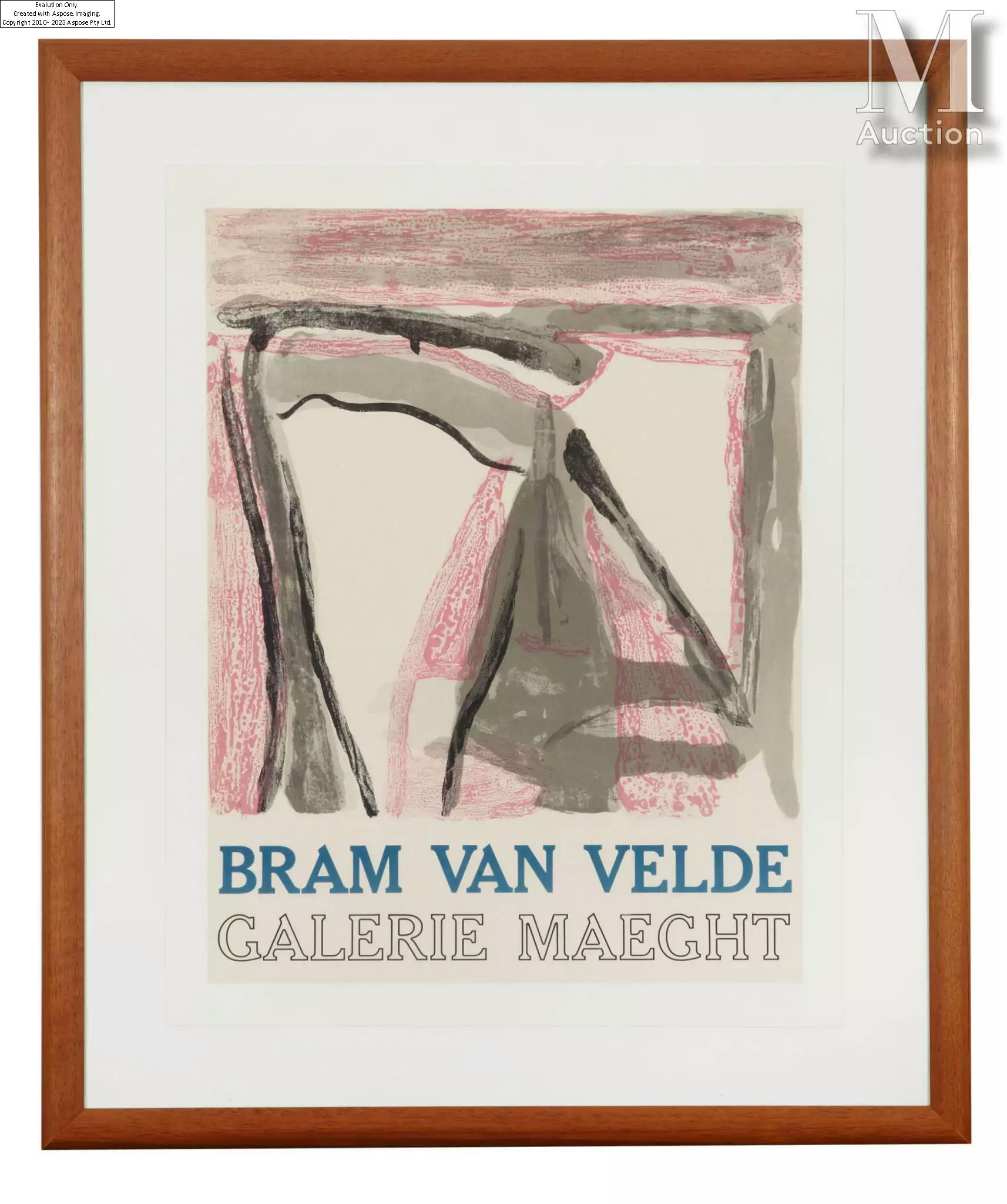 Bram Van Velde | VELDE Bram van (1895-1981 (1975) | MutualArt