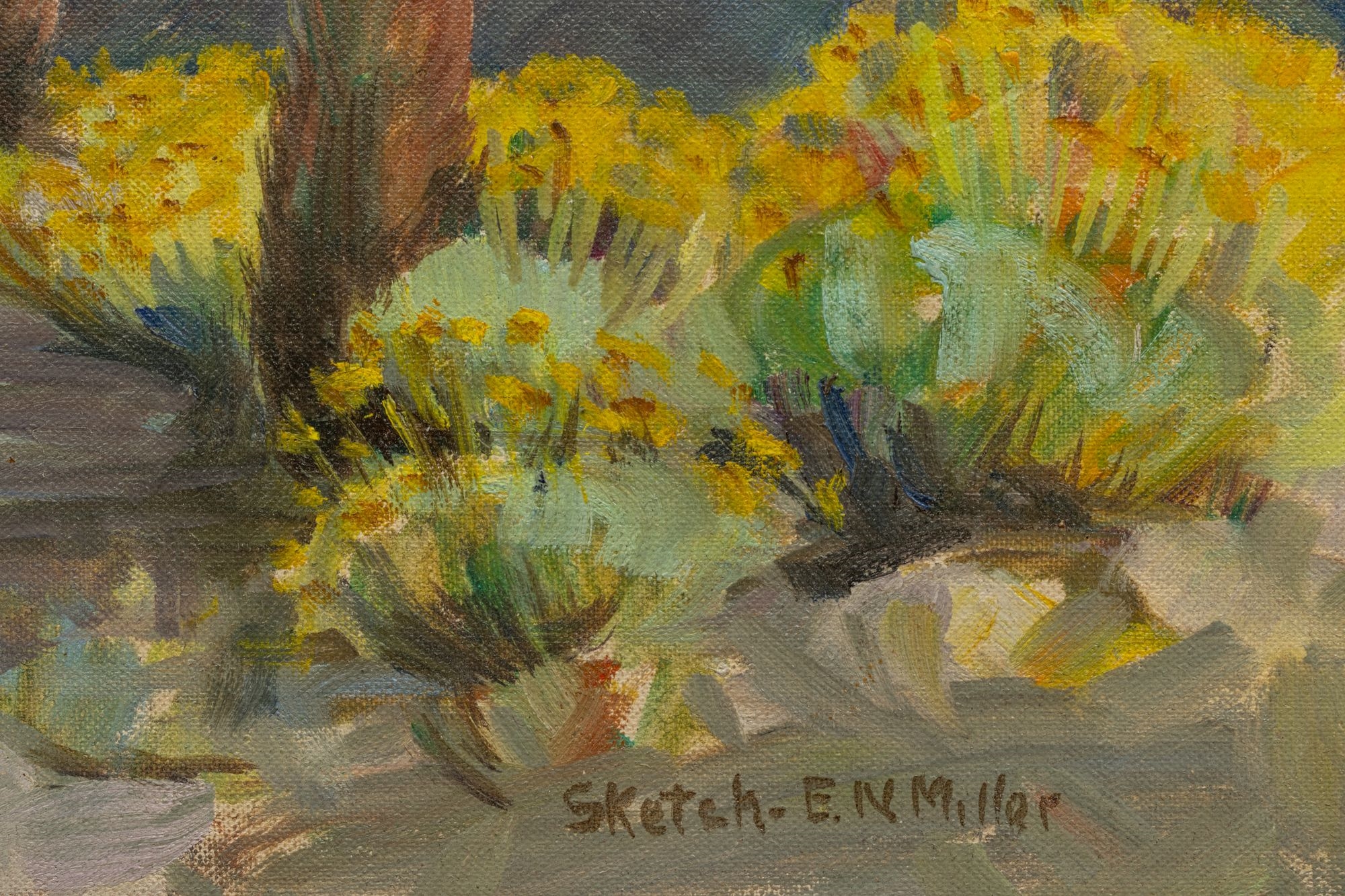 Evylena Nunn Miller | California Desert Landscape (1912) | MutualArt