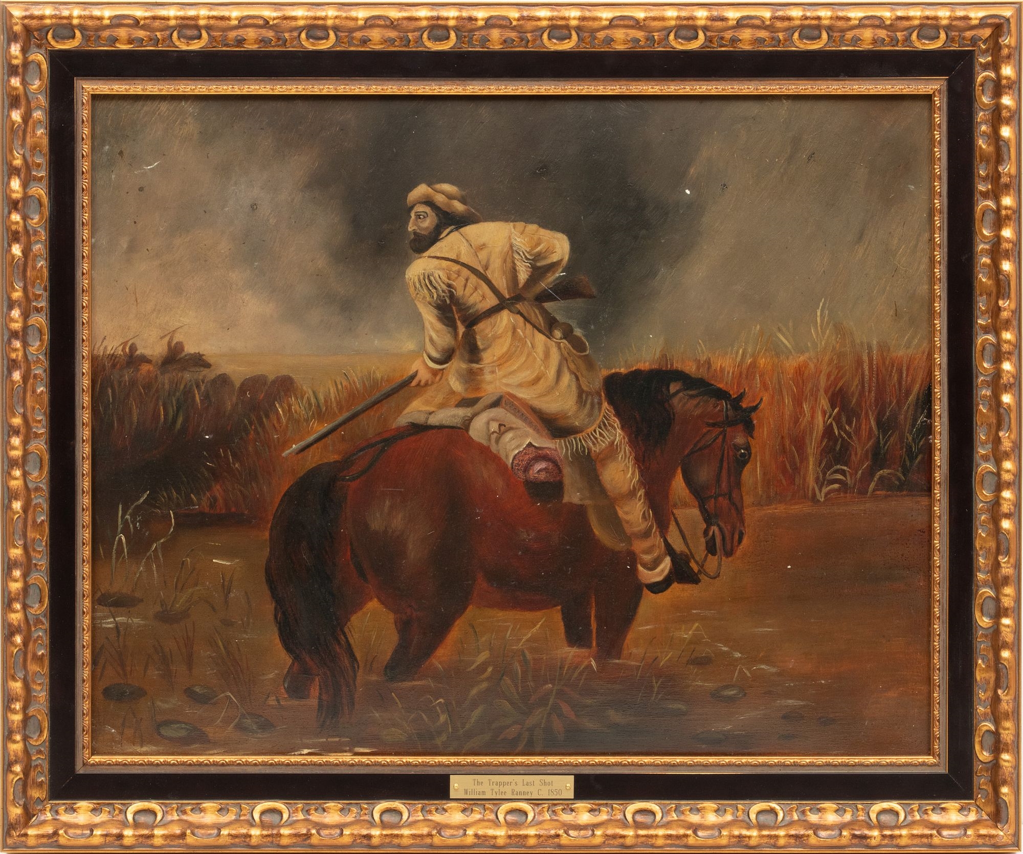 William Ranney | the Trapper's Last Shot (20) | MutualArt