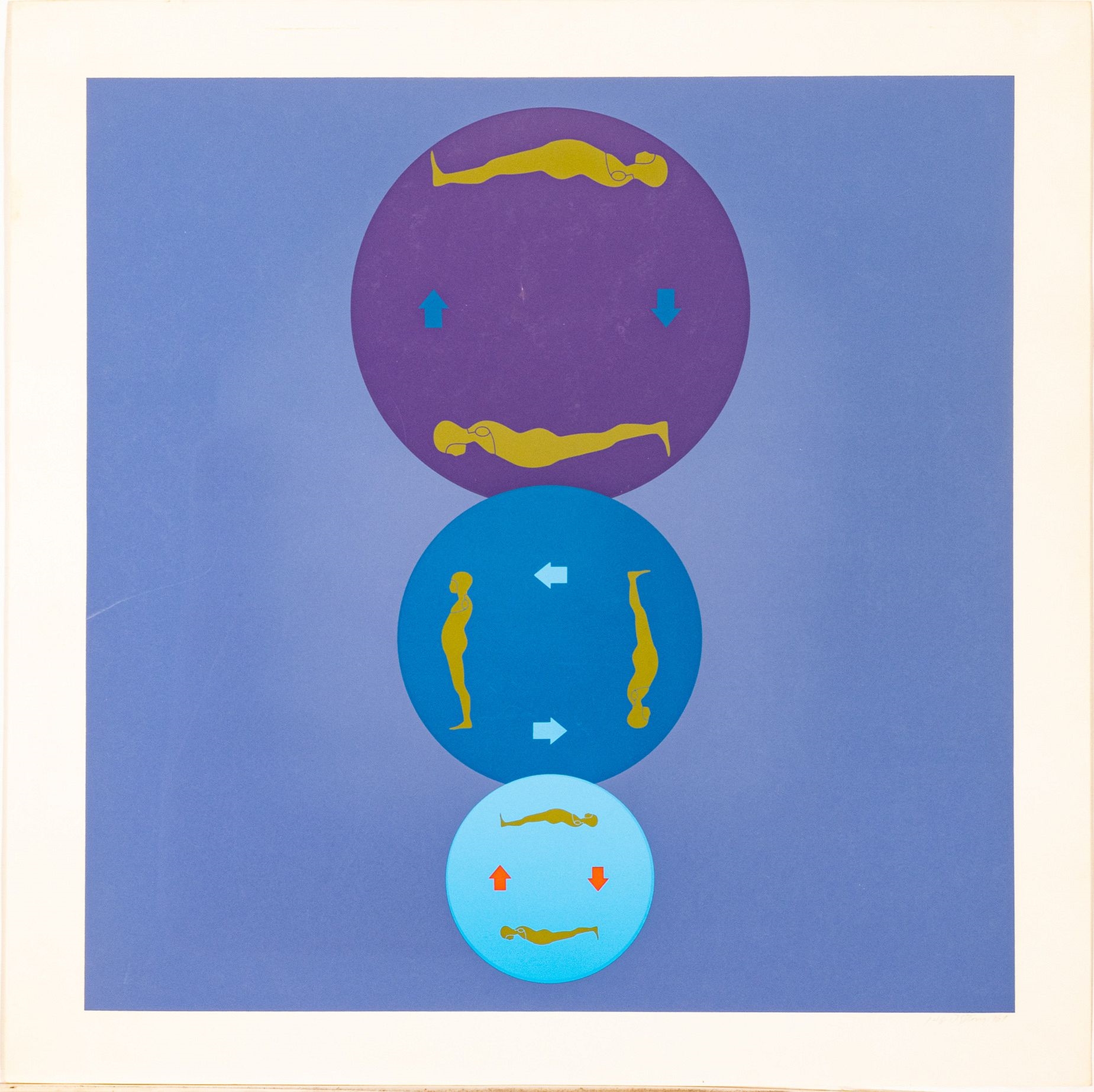 Ernest Trova | STUDY/FALLING MAN I (triptych) (Circa 1963) | MutualArt