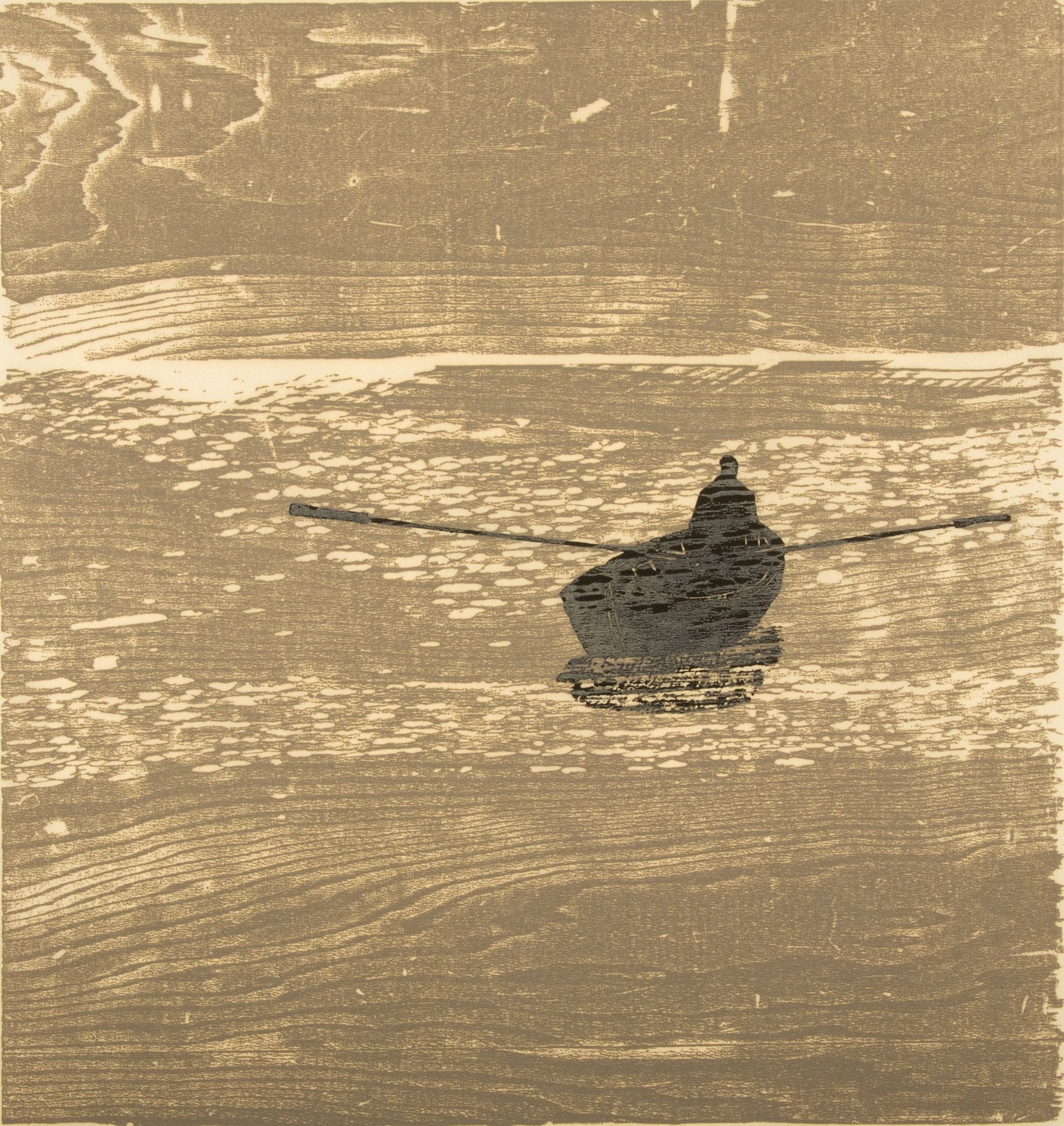 Paul Shaub | Paul Shaub (American, B. 1923) Woodcut in Colors on Thin ...