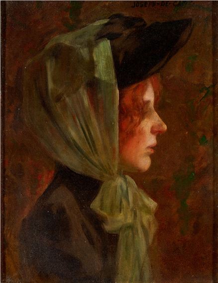 Joseph DeCamp | Portrait of a Woman in Profile | MutualArt