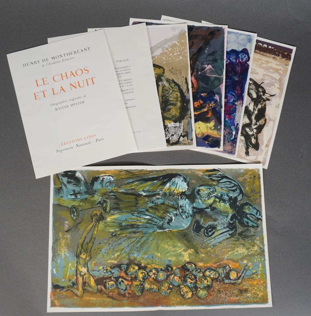 Walter Spitzer | Five Original Lithographs from Le Chaos Et La Nuit ...