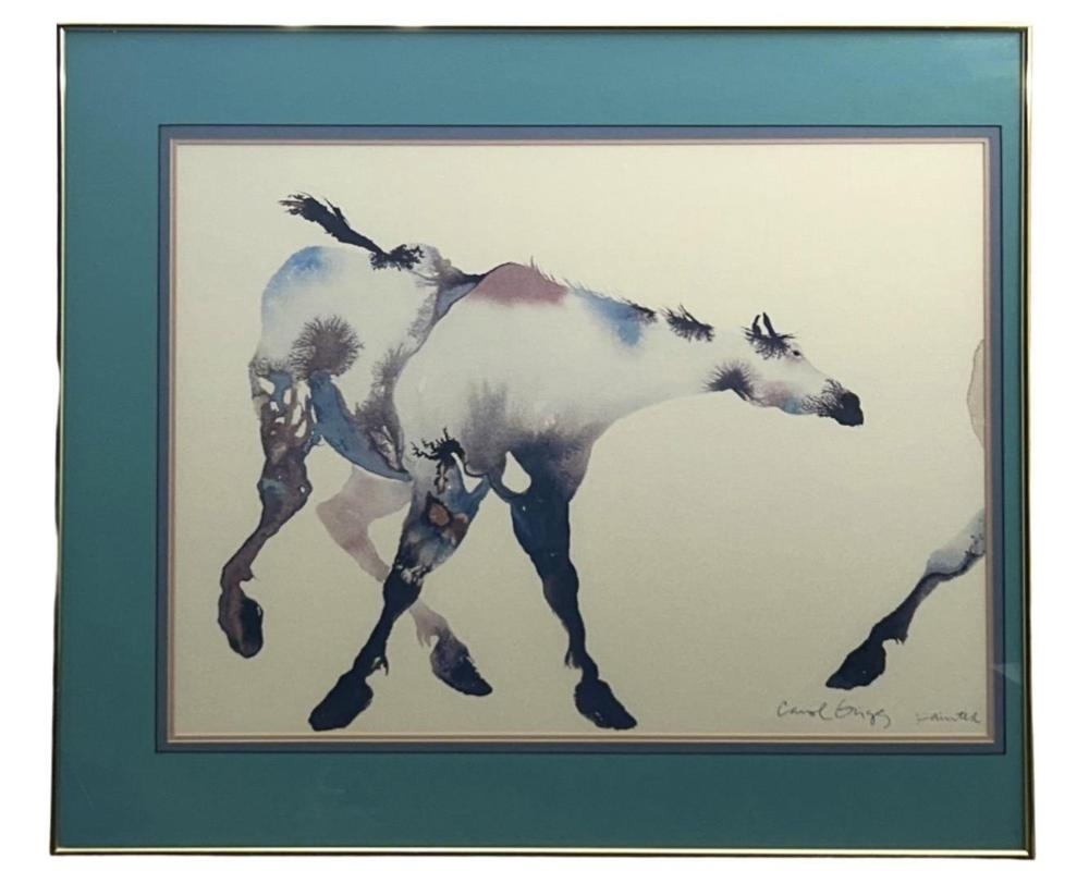 Carol Grigg | Signed Carol Grigg Contemporary Horse Print | MutualArt