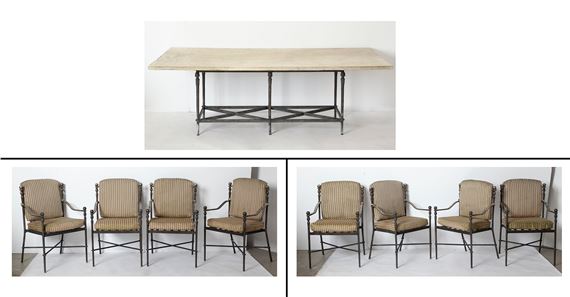 Michael Taylor | Montecito Dining Table and Eight Dining Chairs | MutualArt