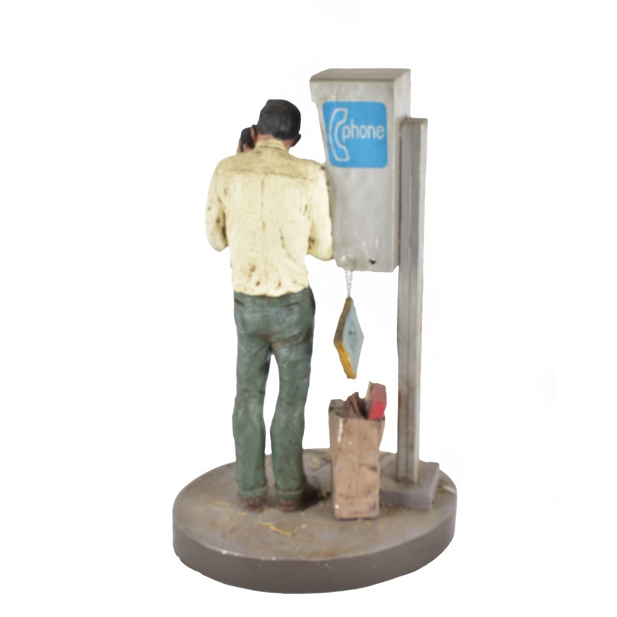Michael Garman | Man at the Phone Booth, 1984 (2013) | MutualArt