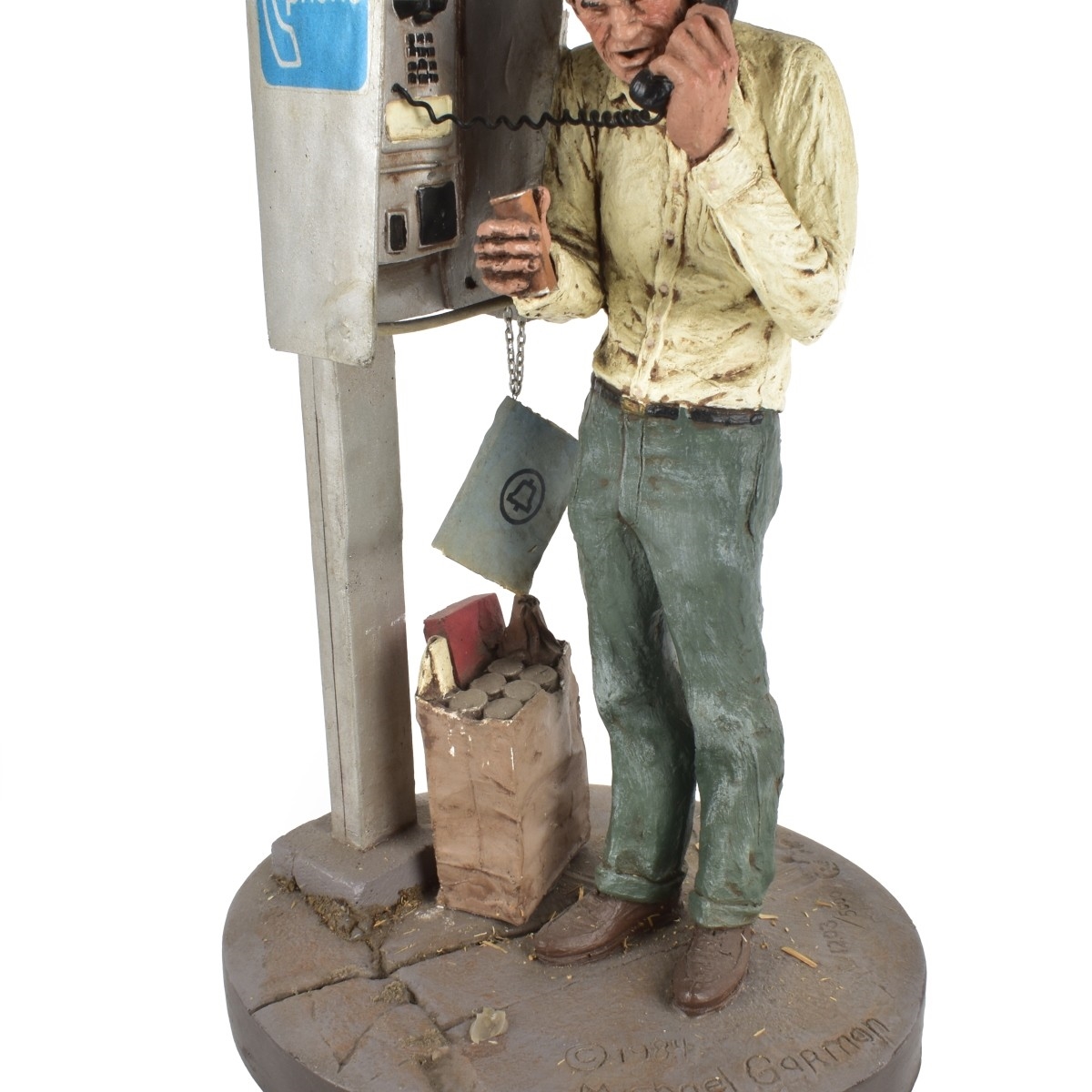 Michael Garman | Man at the Phone Booth, 1984 (2013) | MutualArt