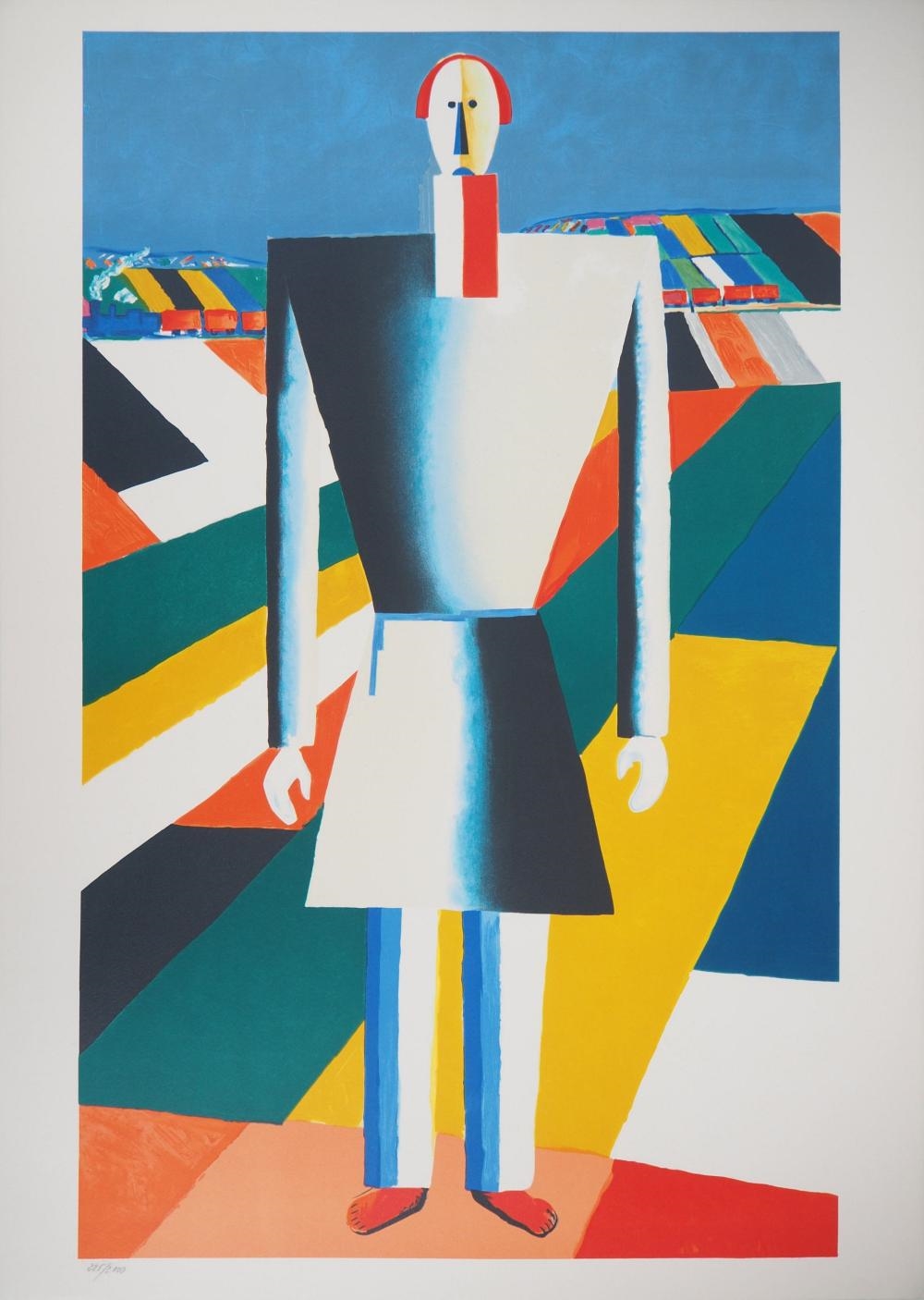 Kazimir Malevich | Dynamic Composition (from Kazimir Malevich's ...