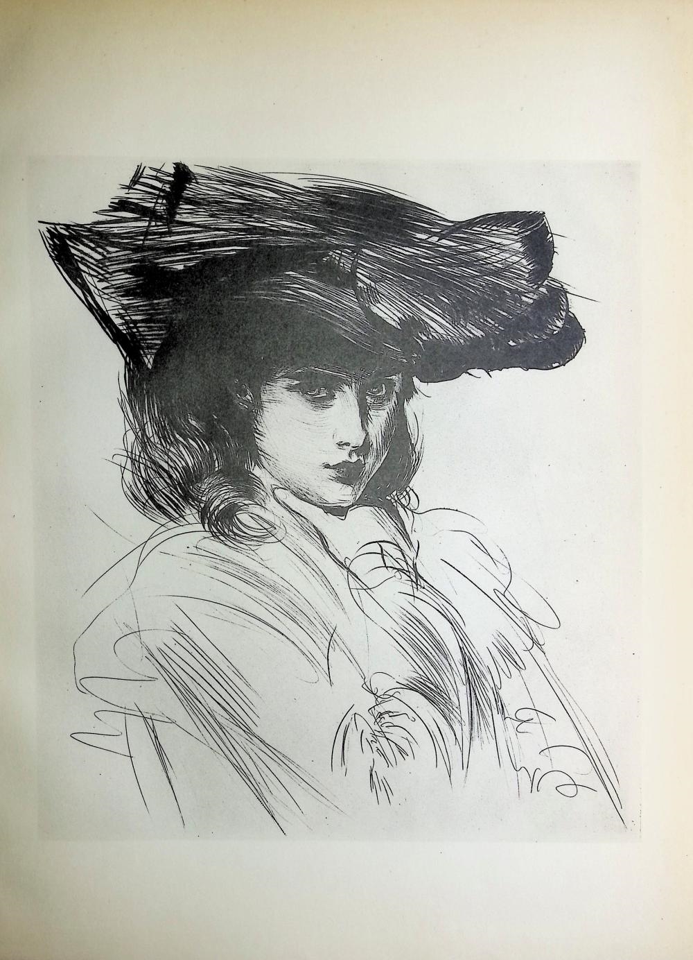 Paul César Helleu | Profile of a Girl | MutualArt