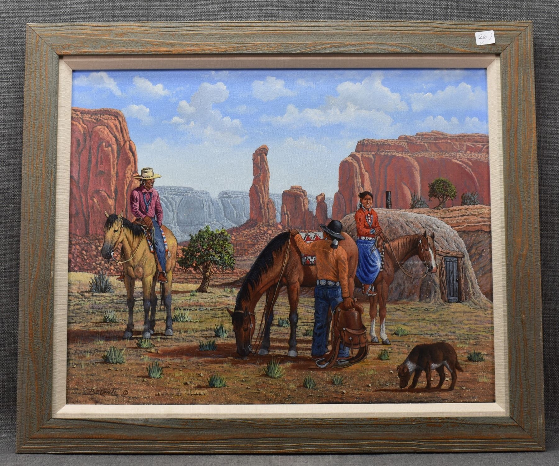 Robert Becenti | A Winter's Journey (1979) | MutualArt