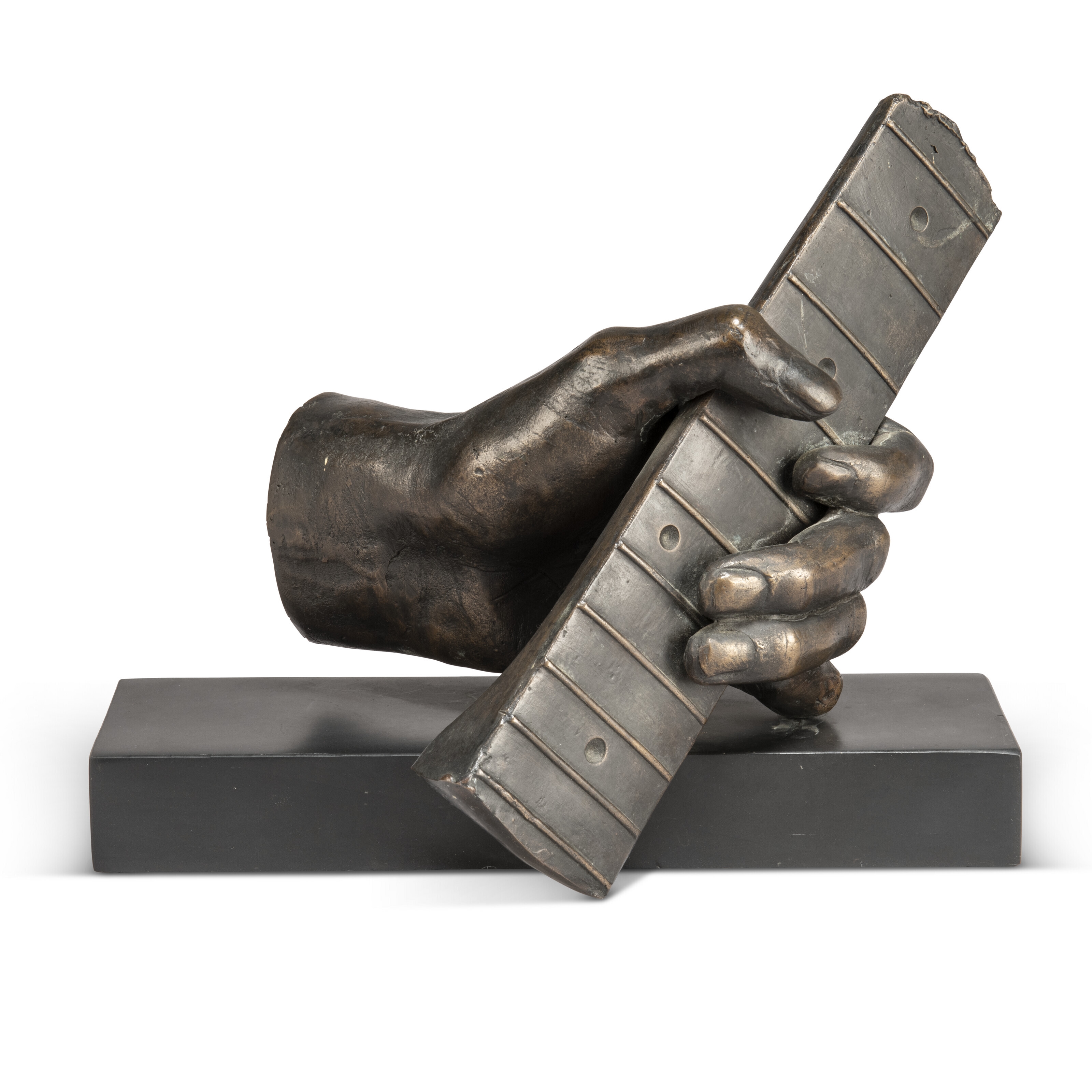Eric Clapton | A cast bronze, signed by Eric Clapton, late 1980s ...