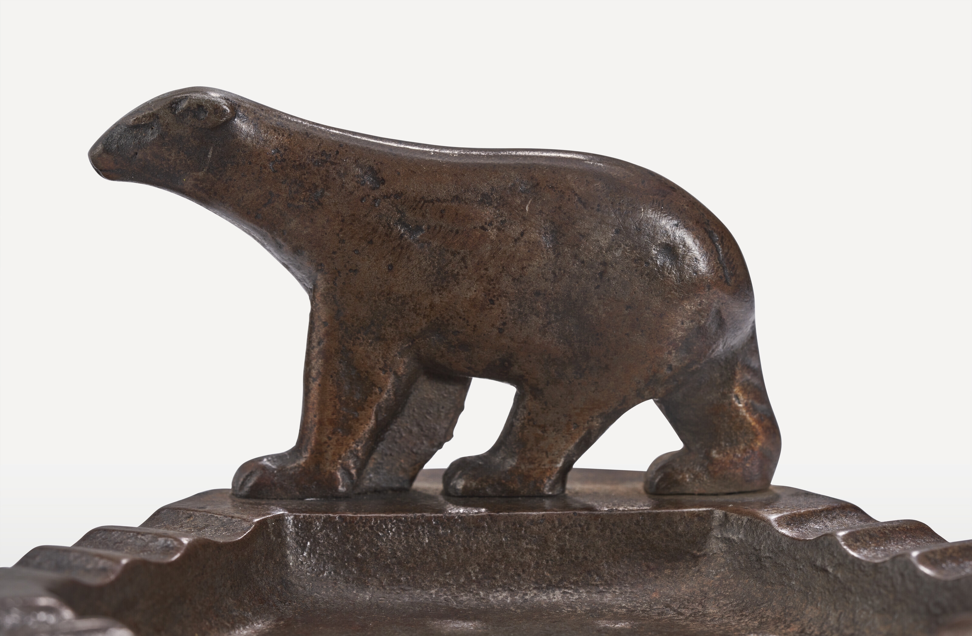 Edgar Brandt | Bear Ashtray, circa 1925 | MutualArt