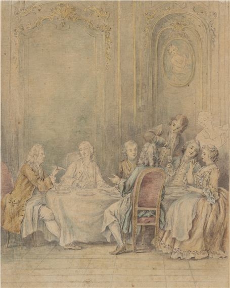 Charles-Nicolas Cochin the Younger | Le rieur et les poissons, d'après ...