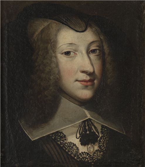 French School, 17th Century | Portrait de Christine de France (1606-1663), régente du duché de ...