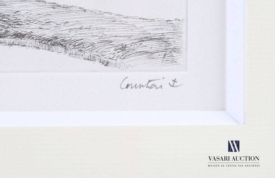 Pierre Courtois | COURTOIS Pierre (1936) View of the salt marshes ...