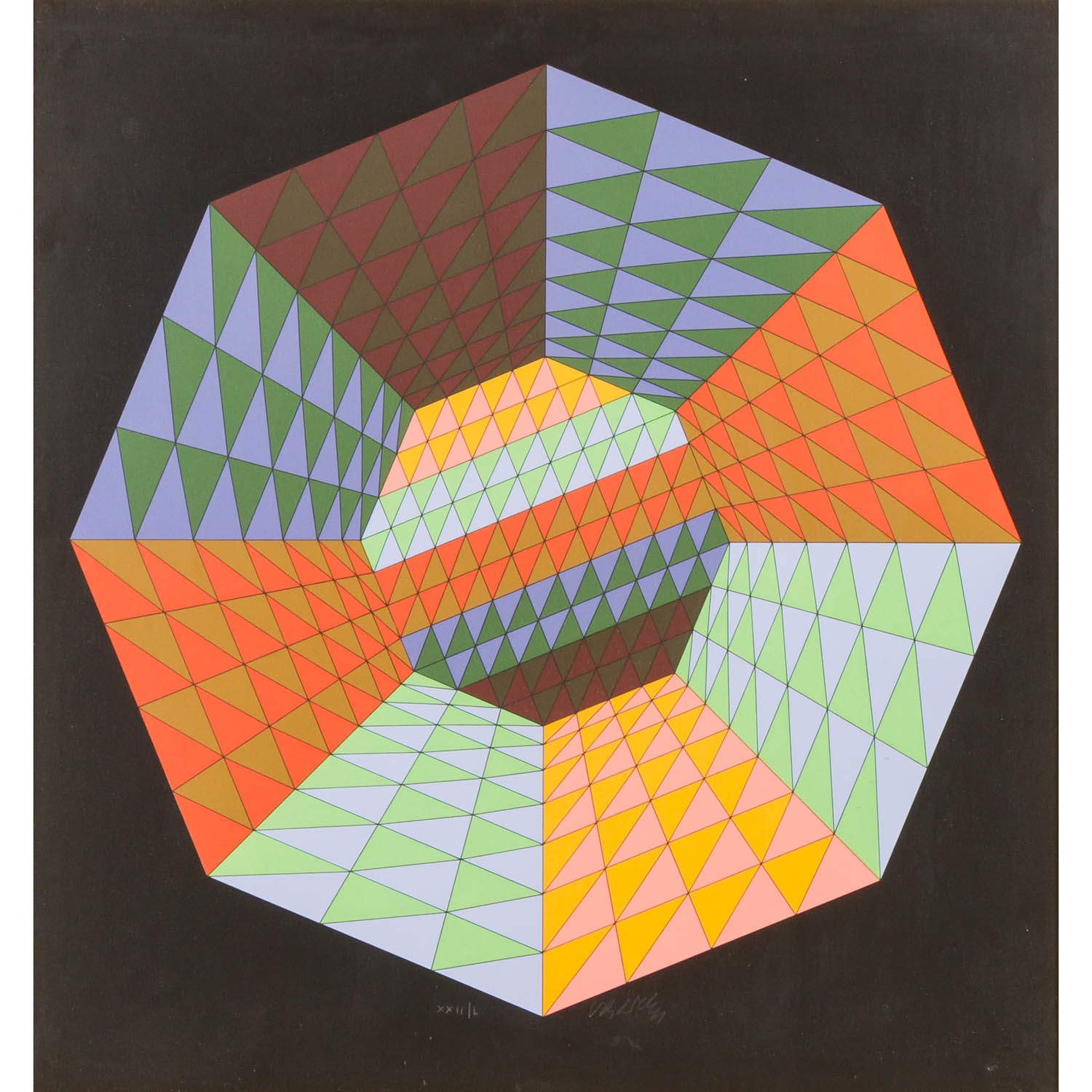 Victor Vasarely | VASARELY, VICTOR (1906-1997) Heisenberg 1979 (1979 ...