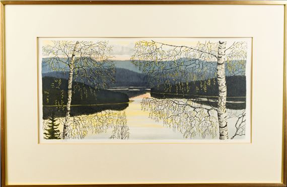 Per Julius | Per Julius Color litography Artist born 1951 Lake and ...