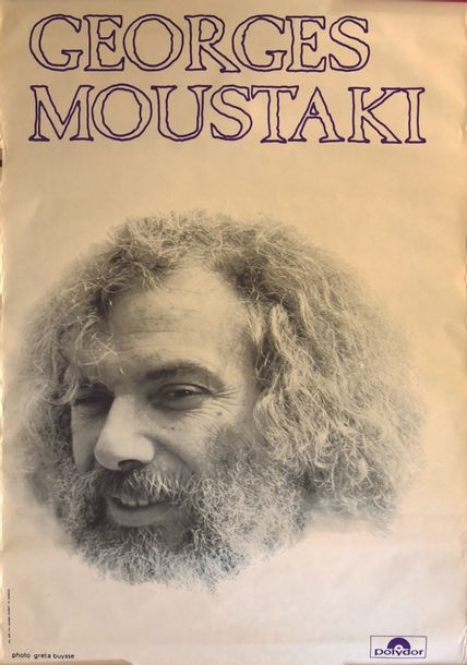 Greta Buysse | GEORGES MOUSTAKI: An original poster published by ...