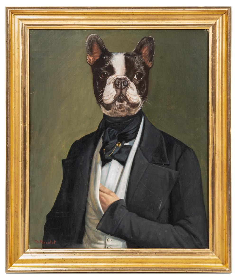 Thierry Poncelet | the portrait of gentleman French bulldog | MutualArt