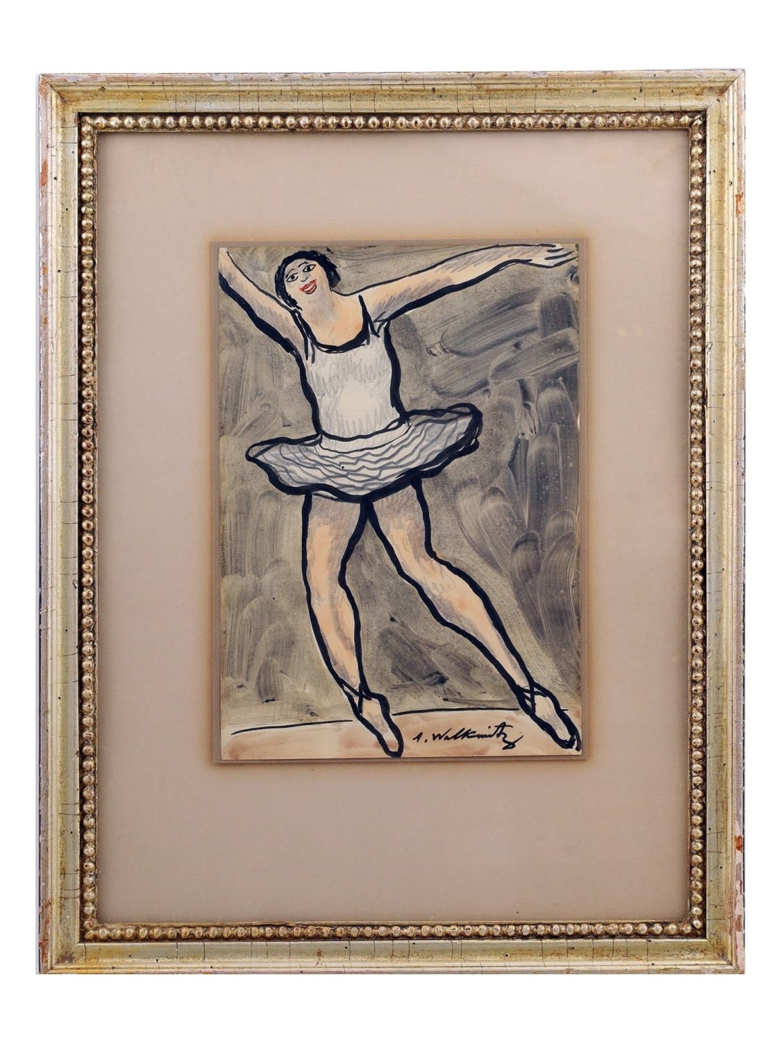 Abraham Walkowitz | AN ABRAHAM WALKOWITZ WATERCOLOR PAINTING OF ISADORA ...