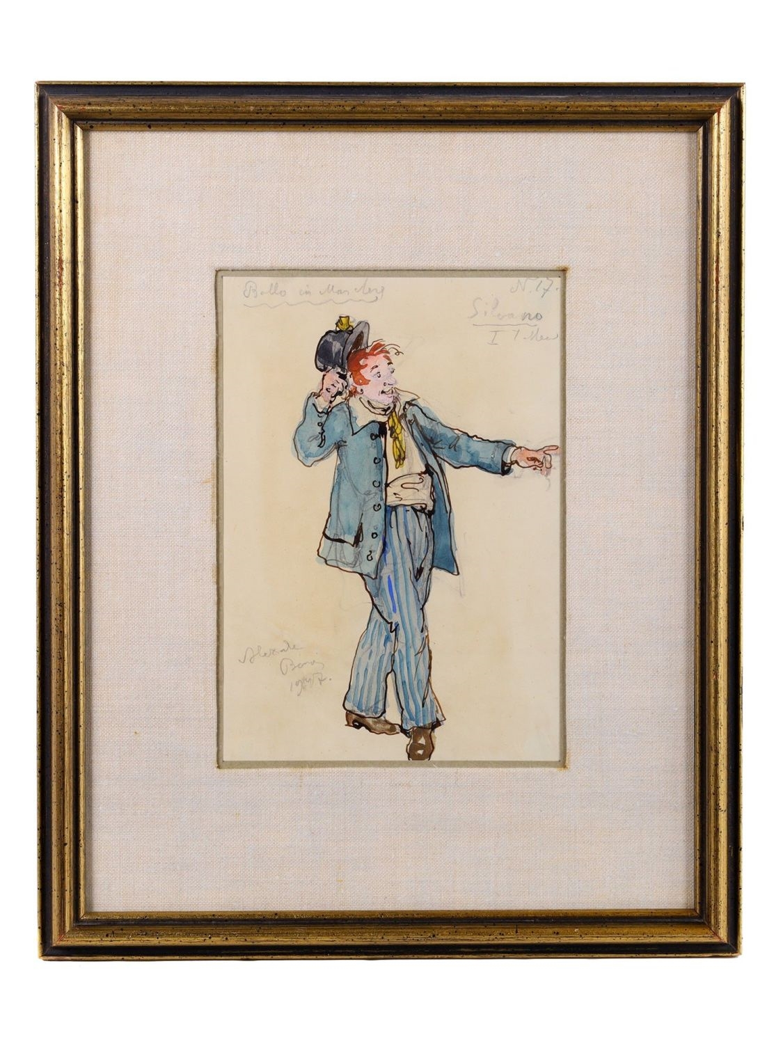 Alexandre Nikolaïevitch Benois | A STAGE DESIGN DRAWING BY ALEXANDER ...