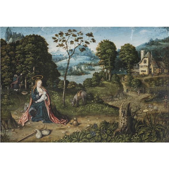 Joachim Patinir | Landscape with the Rest on the Flight into Egypt ...