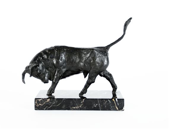 Kurt Arentz | Angreifender Stier (2014) | MutualArt