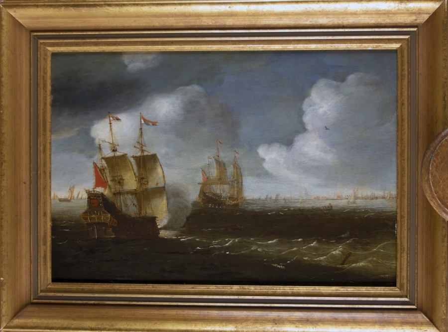 Jacob Feyt de Vries | Seeschlacht vor Scheveningen | MutualArt