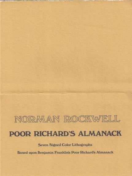 Norman Rockwell | NORMAN ROCKWELL - POOR RICHARD'S ALMANACK SUITE ...