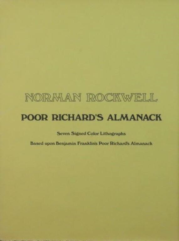 Norman Rockwell | NORMAN ROCKWELL - POOR RICHARD'S ALMANACK SUITE ...