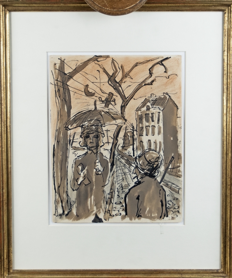 Will Küpper | Küpper, Will: Straßenszene (Circa 1922) | MutualArt