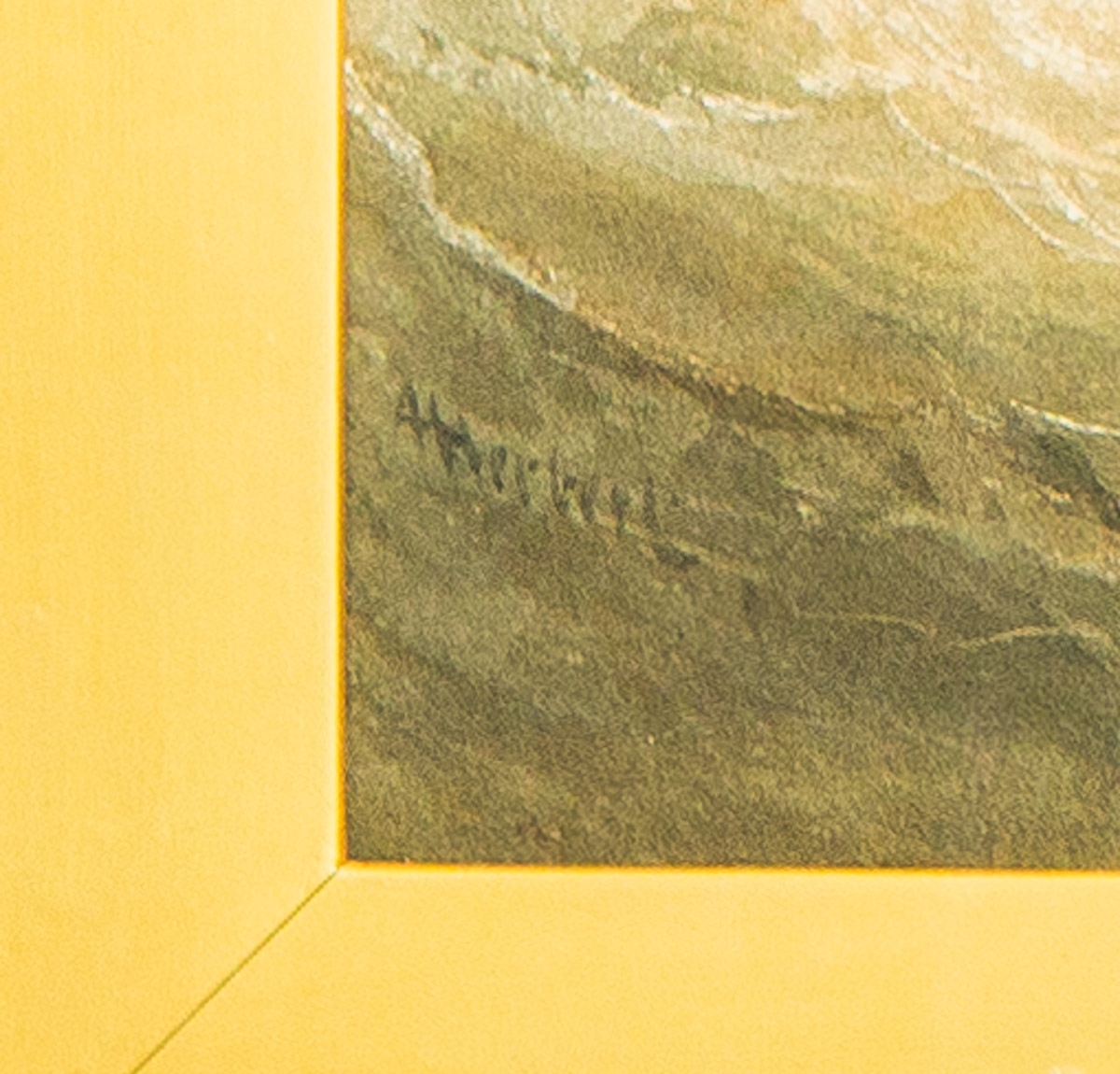 Alfred Herbert | Fischerboote bei stürmischer See beim Einlaufen in den ...