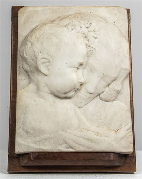 Pierre Roux | Bas-relief en marbre de Carrare | MutualArt
