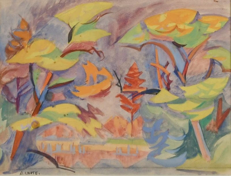 André Lhote | Paysage à la rivière et aux grands arbres | MutualArt