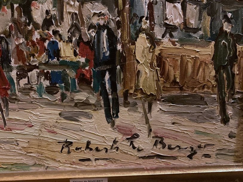 Robert Le Berger | MODERN SCHOOL View of the Arc de Triomphe from the ...