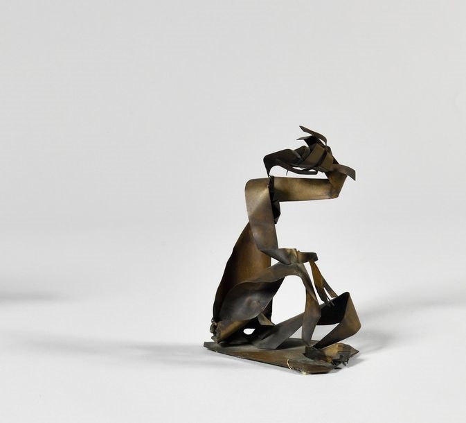 Guy Lartigue | Seated figure Cut-out | MutualArt