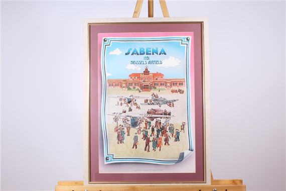 Sandy Lattimer | Sabena 1931 Brussels Airfield Poster (1931) | MutualArt