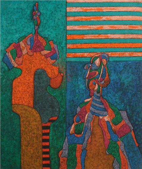 Vladimir Cora | El Pintor y la Modelo | MutualArt