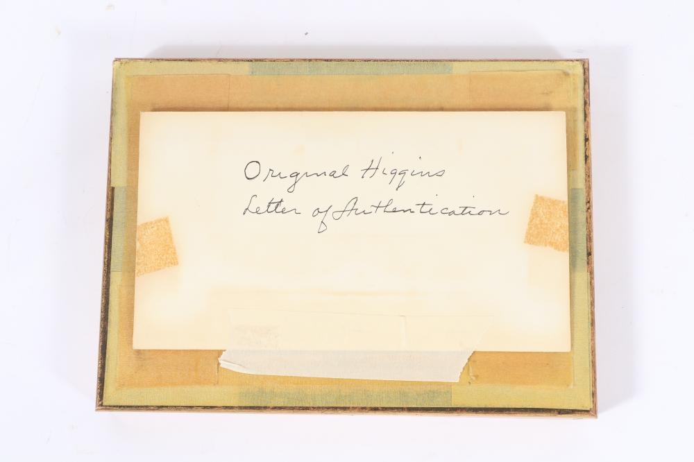 Eugene Higgins | figure on a porch in lush landscape | MutualArt