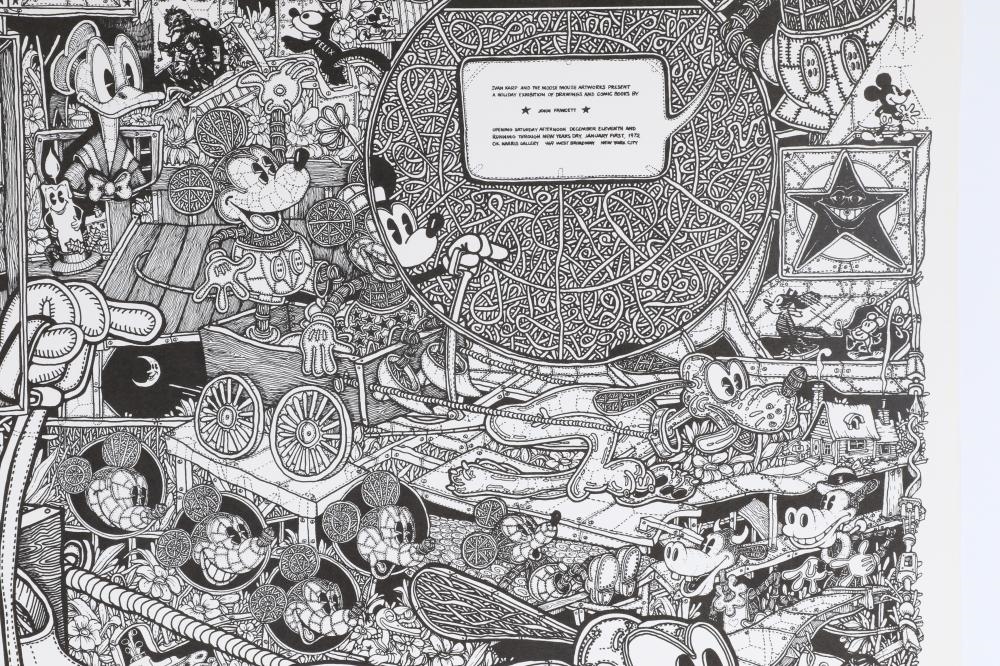 John Fawcett | Mickey Mouse Disney comic exhibition poster, 1972 (1972 ...