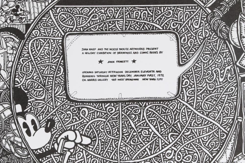 John Fawcett | Mickey Mouse Disney comic exhibition poster, 1972 (1972 ...