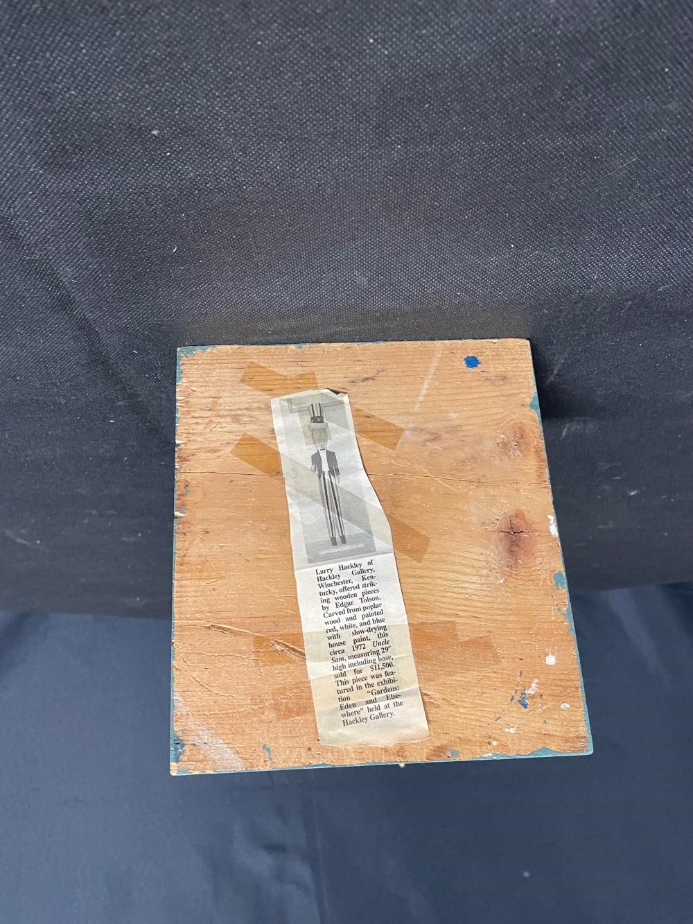 Edgar Tolson | Uncle Sam by Edgar Tolson - Campton | MutualArt