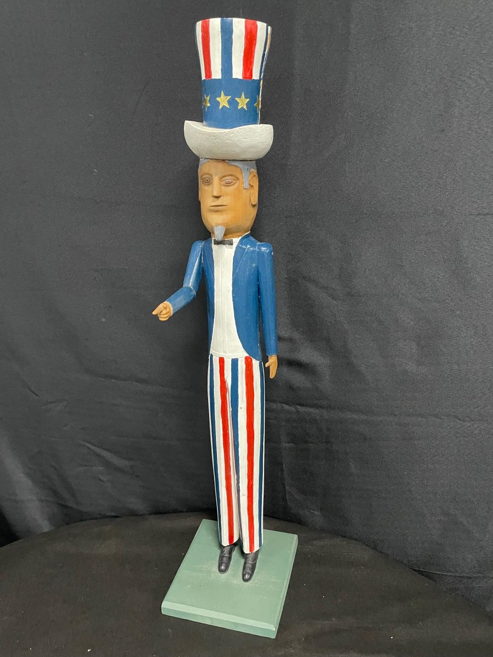 Edgar Tolson | Uncle Sam by Edgar Tolson - Campton | MutualArt