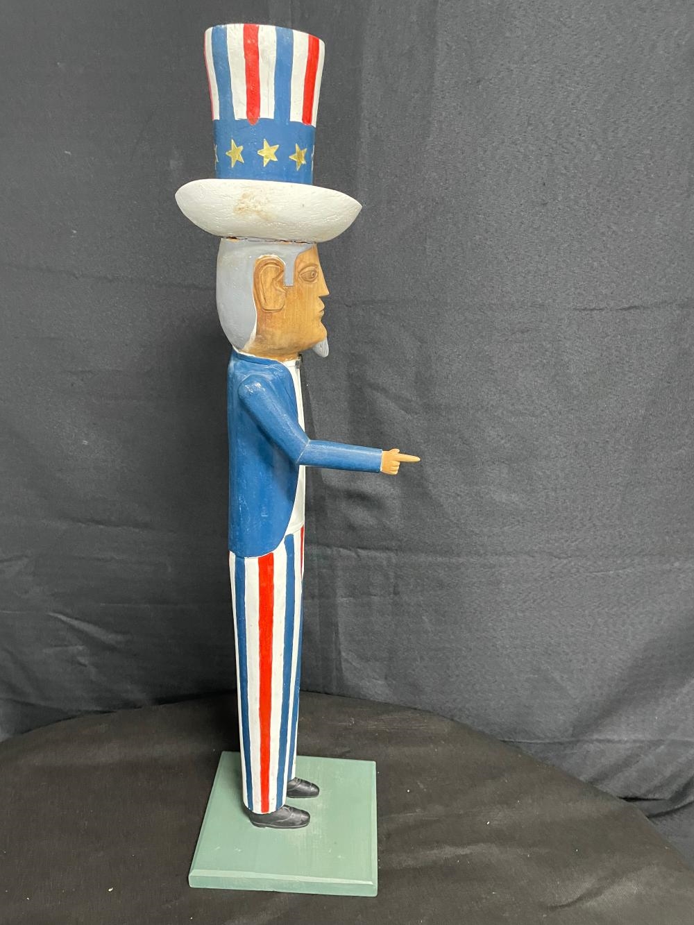 Edgar Tolson | Uncle Sam by Edgar Tolson - Campton | MutualArt