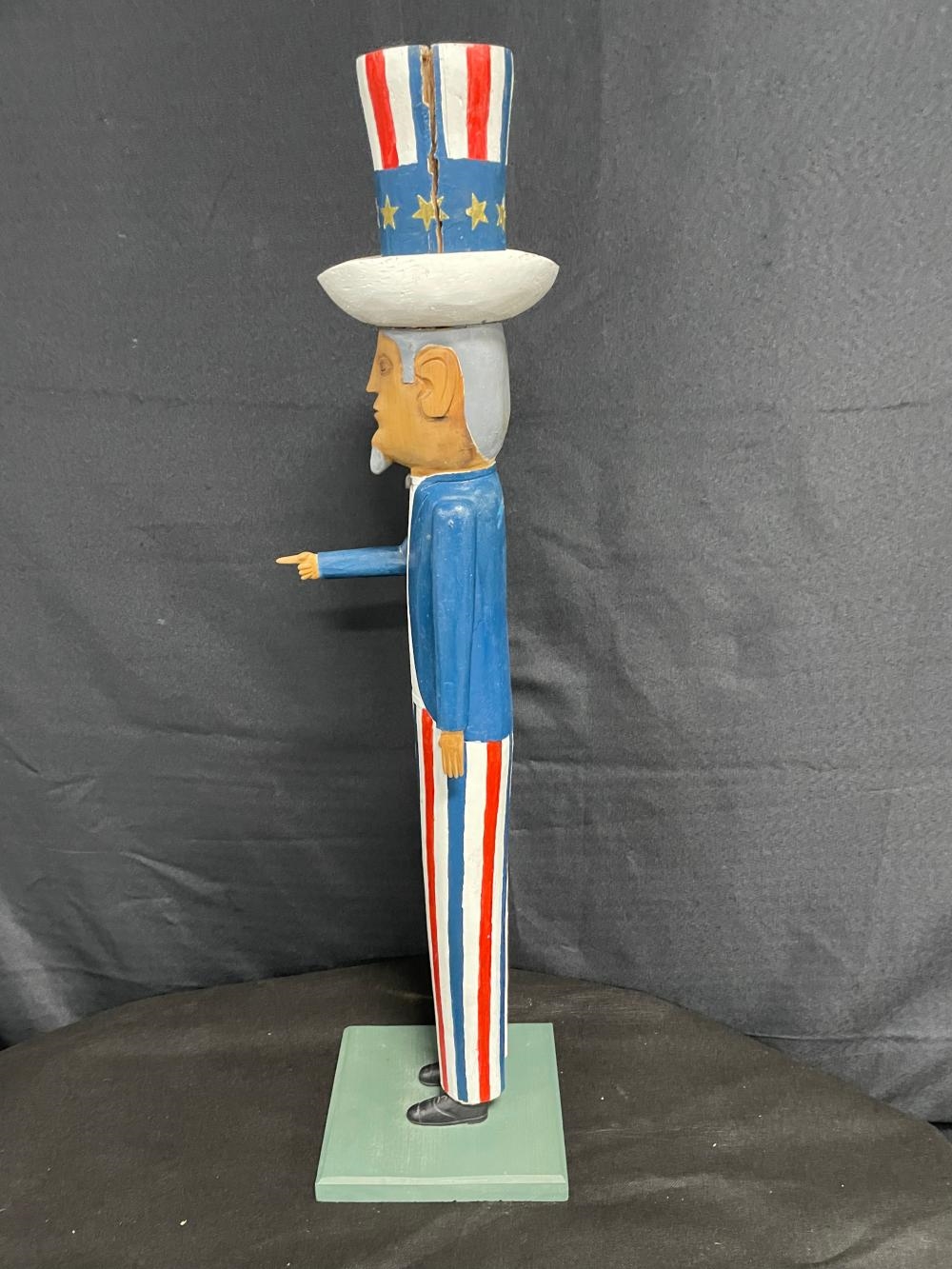 Edgar Tolson | Uncle Sam by Edgar Tolson - Campton | MutualArt