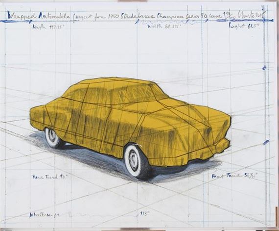 Christo | Wrapped Automobile, Project for 1950 Studebaker Champion ...