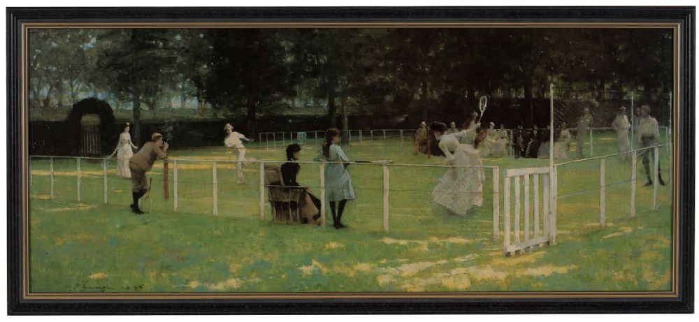 John Lavery | THE TENNIS MATCH | MutualArt