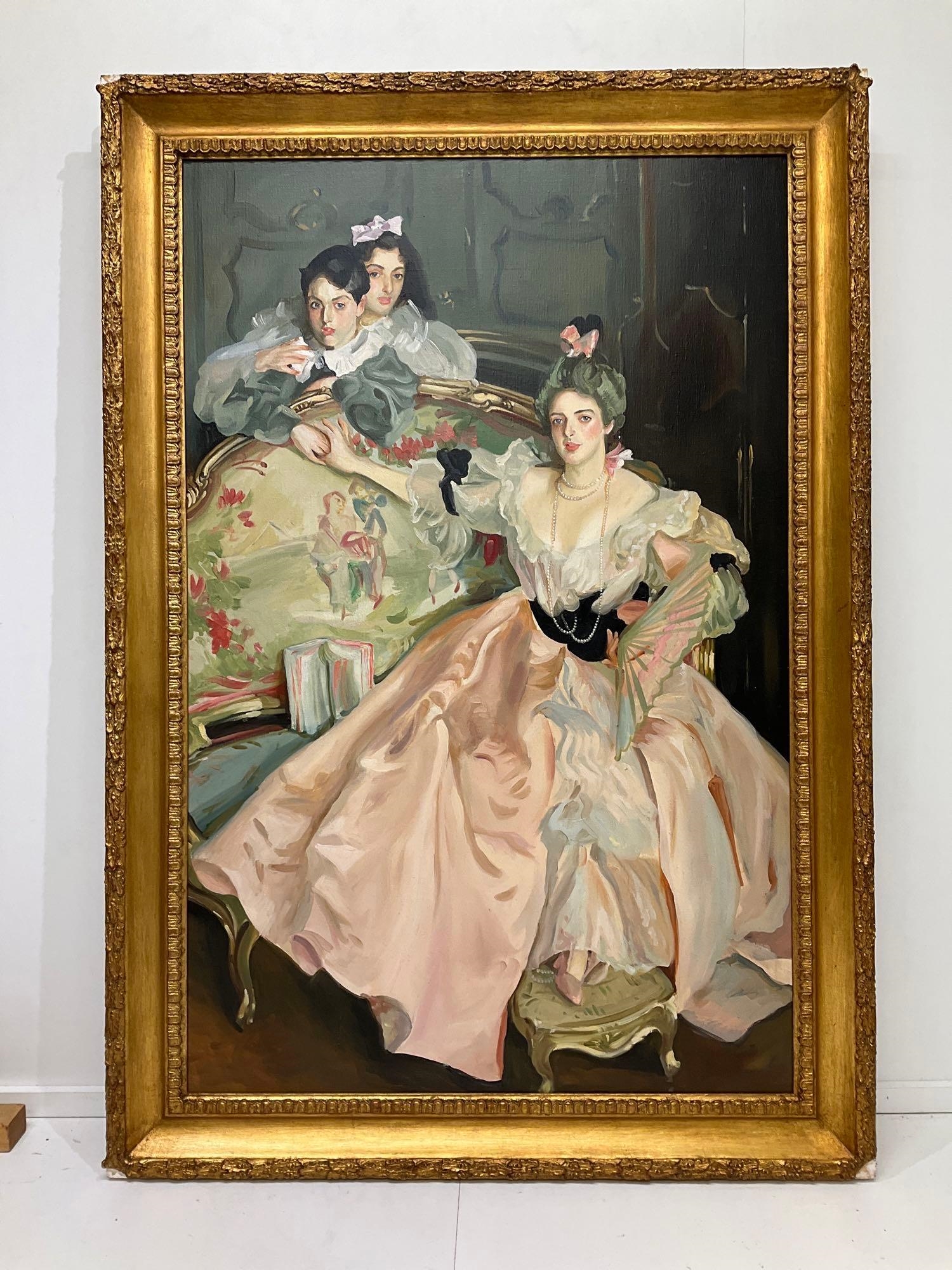 John Singer Sargent | Mrs Carl Meyer and her Children | MutualArt