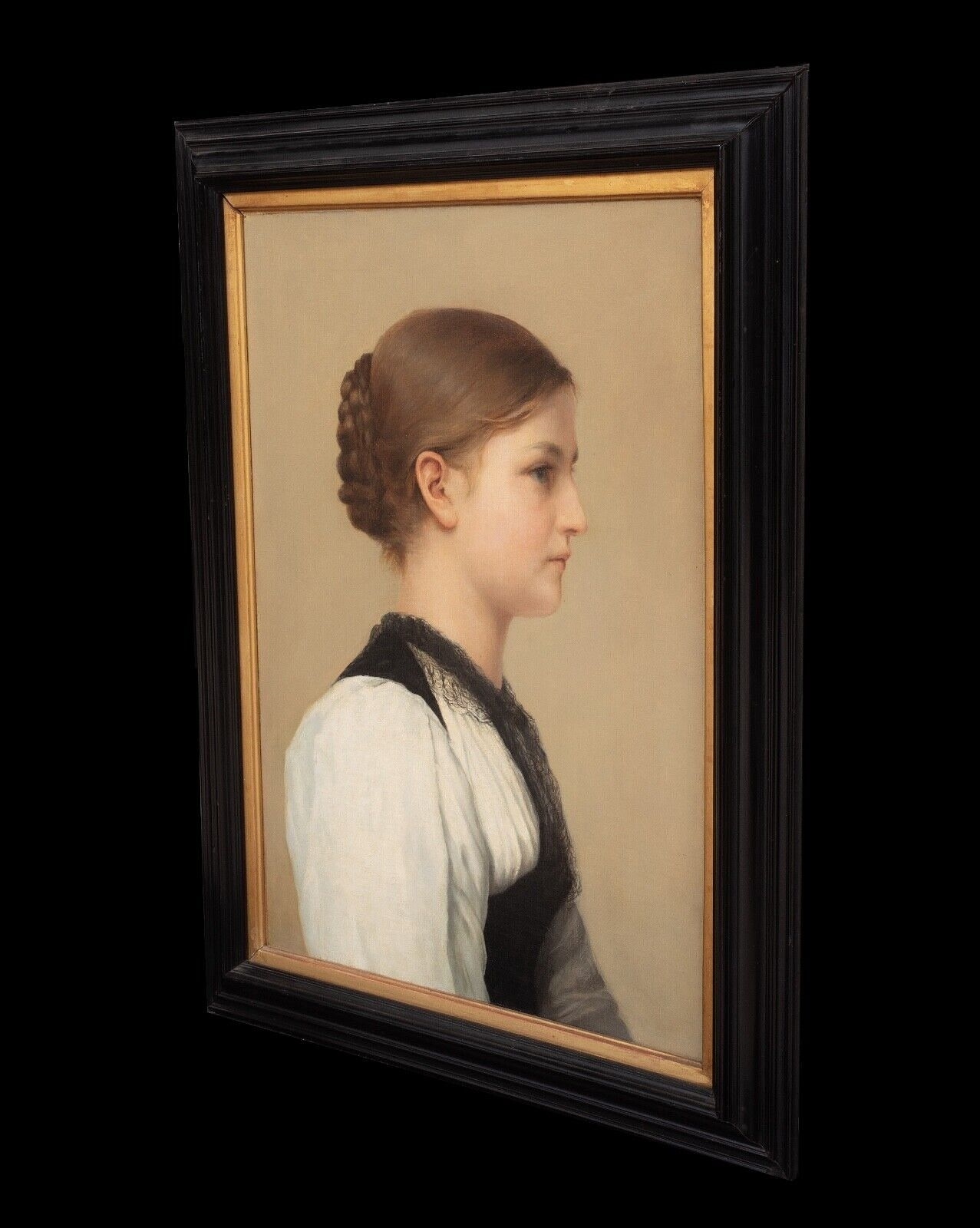 Albert Anker | PORTRAIT OF A YOUNG GIRL (19th Century) | MutualArt